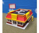 HO Scale Fast Food Restaurant