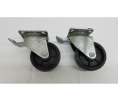 Payson 200/5 5" Swivel Plate Caster With Brake set of 2
