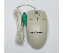 Vintage Key Tronic H2002 3-Button PS/2 Scroll Mouse (Beige)